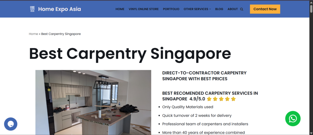 List of 7 Best Carpentry Companies in Singapore [Updated 2026] - Home ...
